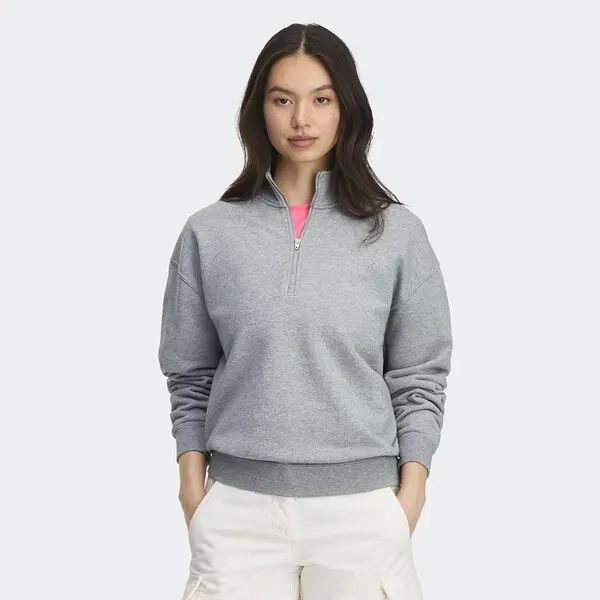 Canada Goose Wander Quarter Zip - Stone Heather