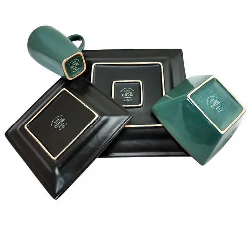 GIBSON ELITE Kiesling 16 Piece Dinnerware Set