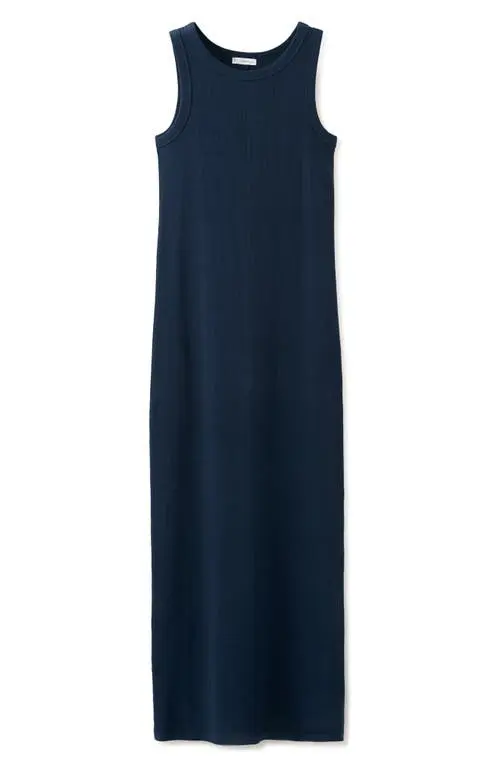 Mango Rib Knit Tank Maxi Dress