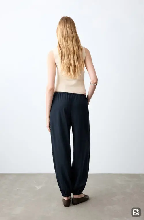 Mango Drawstring Balloon Pants