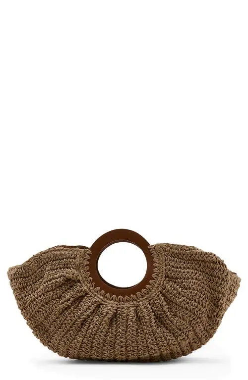 Mango Raffia Handbag