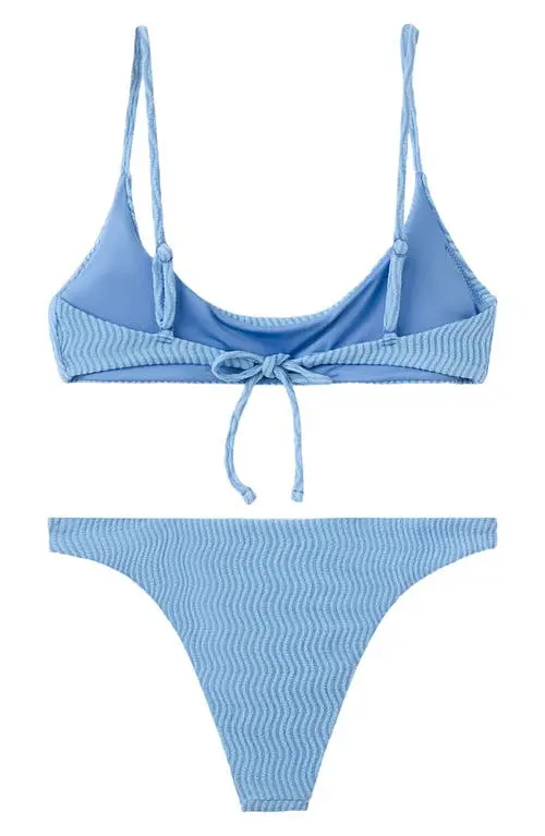 Mango Jacquard Two-piece Swimsuit