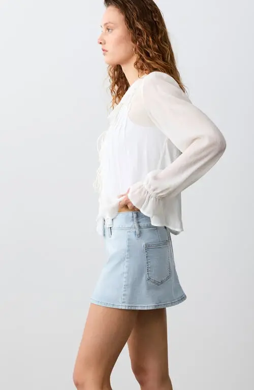 Mango Denim Miniskirt
