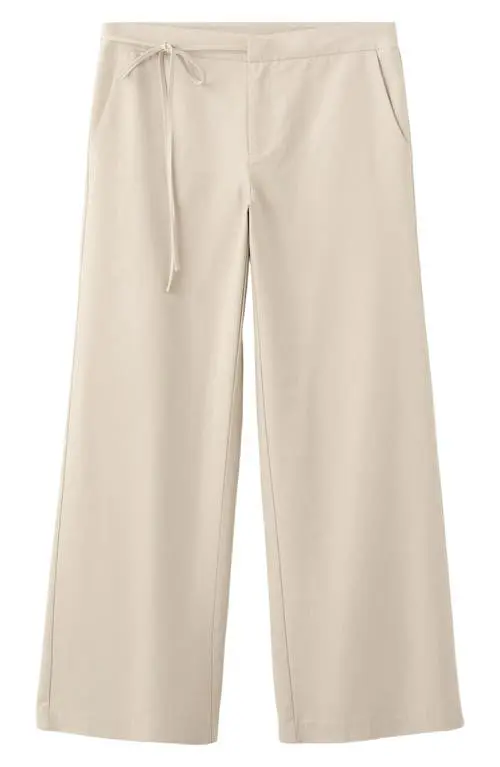 Mango Bow Wide Leg Pants