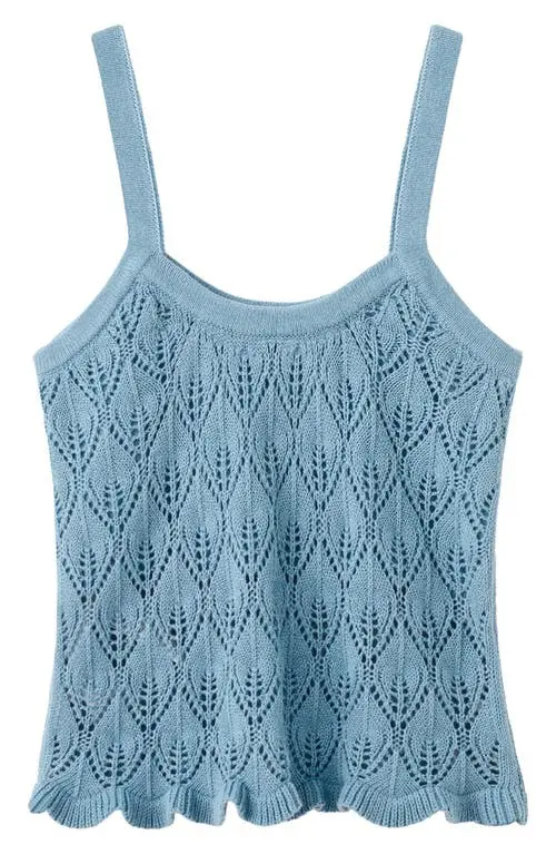 Mango Open Stitch Tank