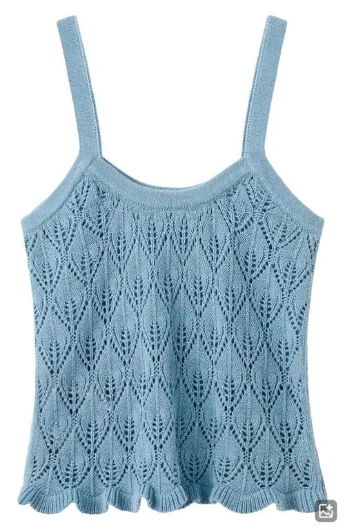 Mango Open Stitch Tank