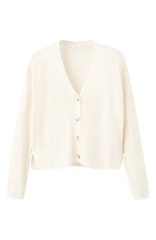 Mango V-neck Knit Cardigan