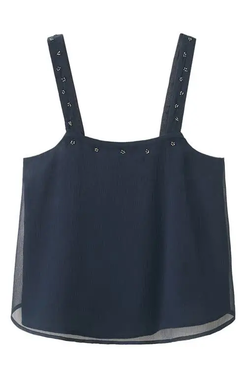 Mango Embellished Square Neck Camisole