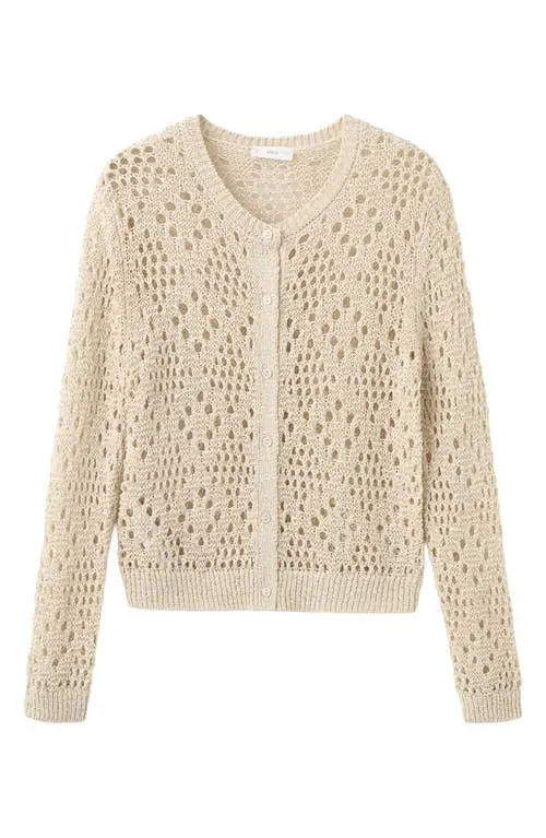 Mango Open Stitch Cardigan