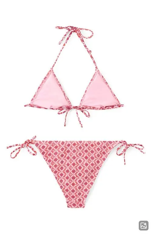 Mango Printed Two-piece Swimsuit - Pink