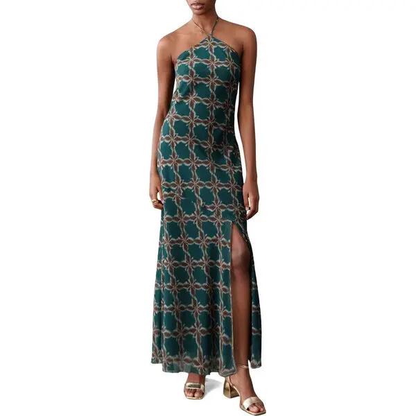 Mango Green Maxi Dresses | Editorialist