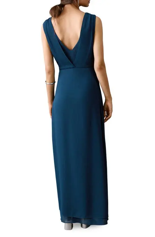 Mango Twist Front Sleeveless Maxi Dress