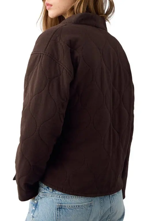 Mango Quilted Wrap Jacket