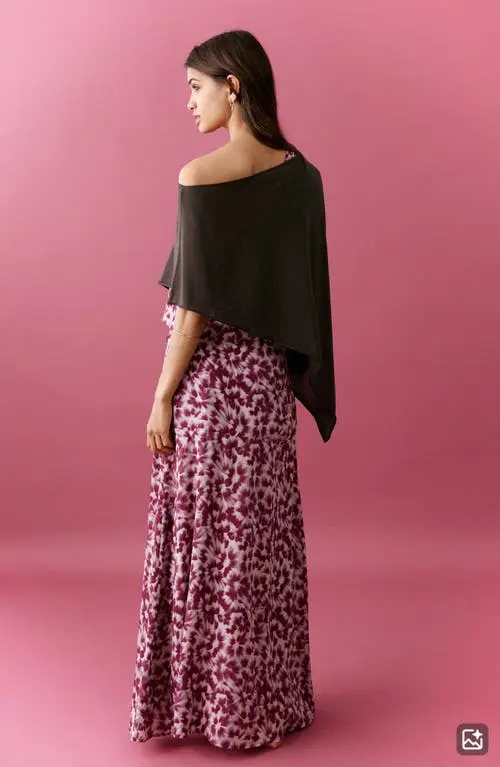 Mango Asymmetric Knit Cape