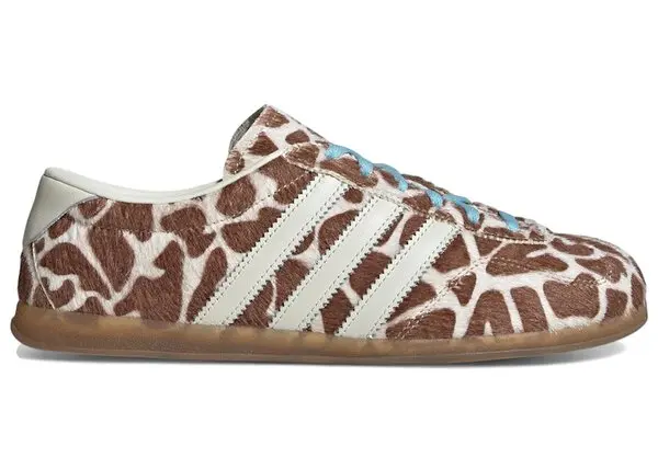 Adidas Gazelle Lo Pro Giraffe Print Sneakers - Crystal Linen/ivory/gum