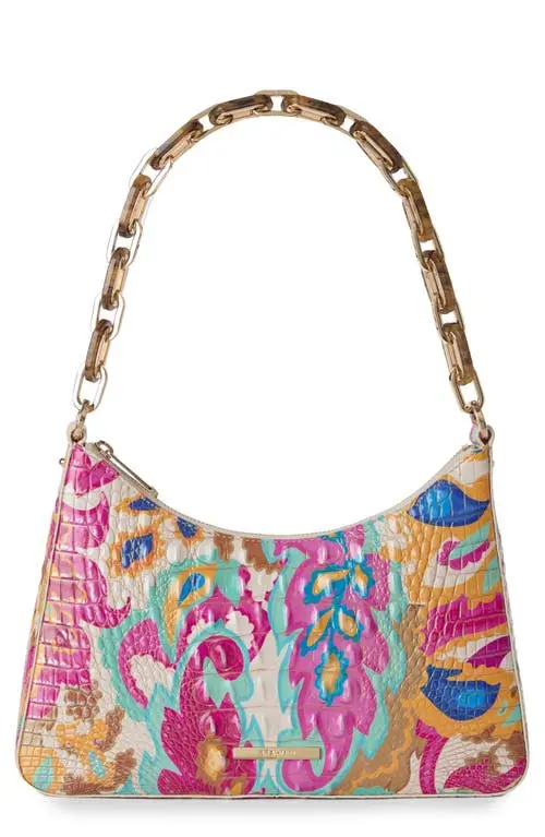 Brahmin Embossed Leather Shoulder Bag - Wanderlight