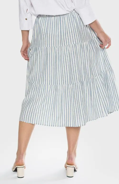 Matty M. Emory Tiered Skirt - Denim