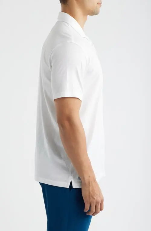 Greyson Alpha Slub Johnny Collar Polo
