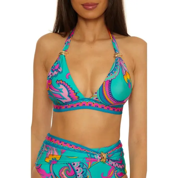 Trina Turk Mykonos Halter Bikini Top - Multi