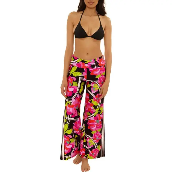 Trina Turk Bougainvillea Cover-up Pants - Multi