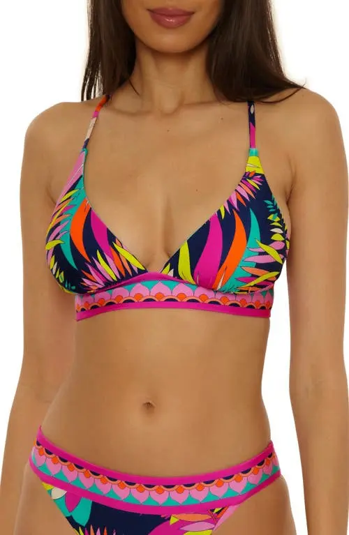 Trina Turk Paralia Reversible Halter Bikini Top - Multi