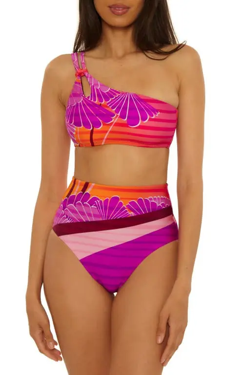 Trina Turk Rhodes Asymmetric Strappy Bikini Top