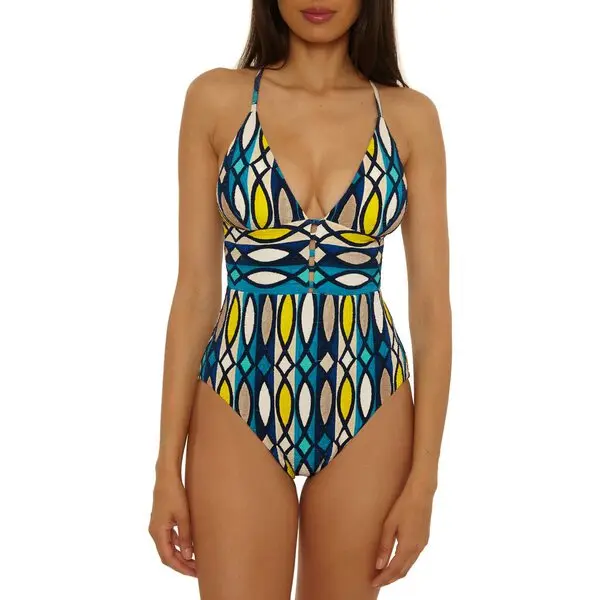 Trina Turk Paros Empire Waist One-piece Swimsuit - Multi