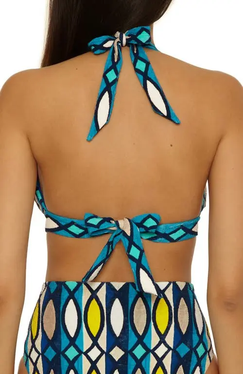 Trina Turk Paros Banded Halter Bikini Top