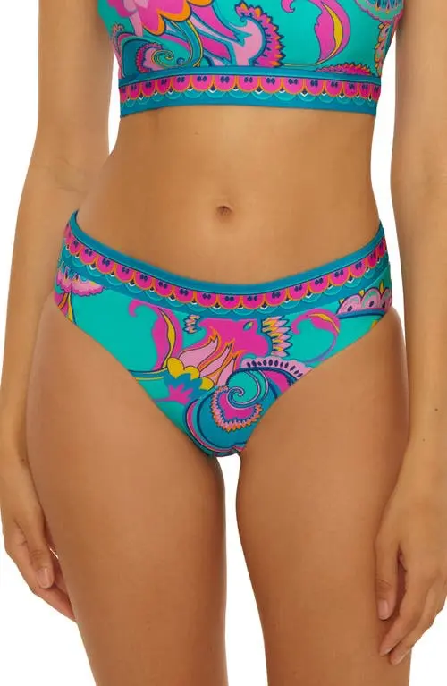 Trina Turk Mykonos Reversible Hipster Bikini Bottoms - Multi