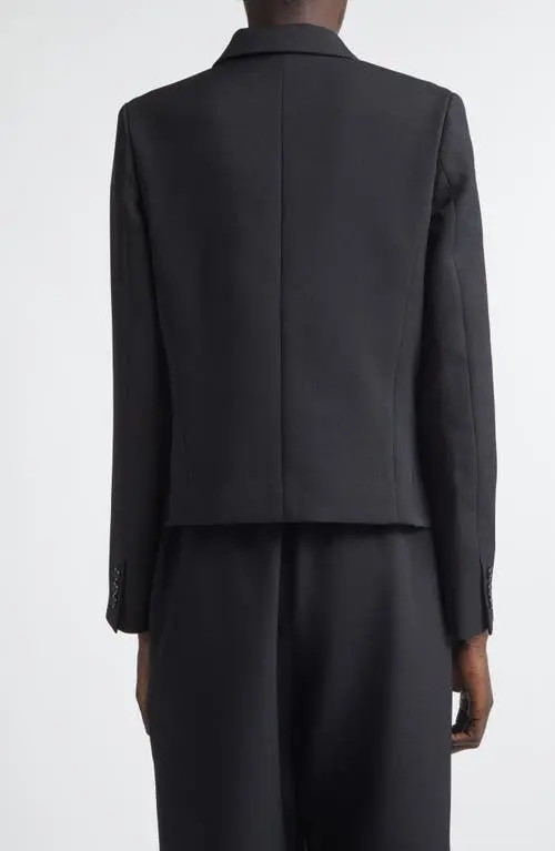 Comme Des Garçons Ruffle Gabardine Jacket