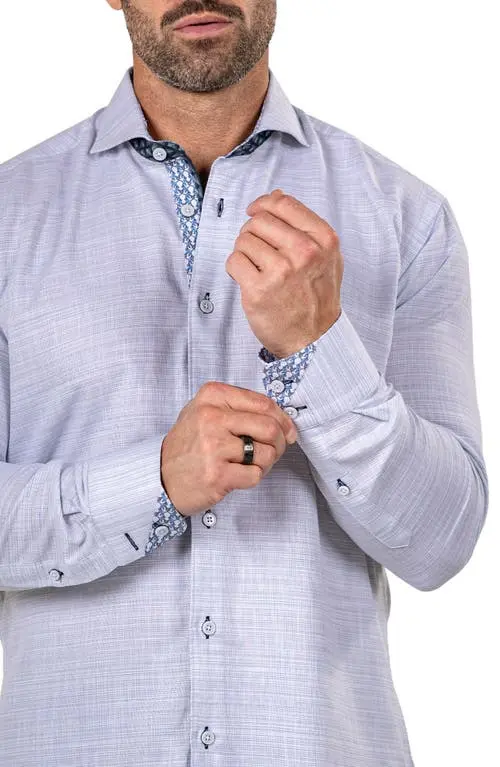 MACEOO Eins Marthy Cotton Button-up Shirt - Grey