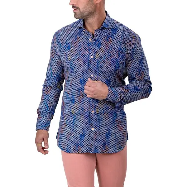 MACEOO Einstein Marthyr0235 Button-up Shirt - Blue