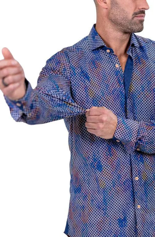 MACEOO Einstein Marthyr0235 Button-up Shirt - Blue