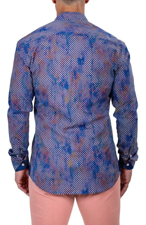 MACEOO Einstein Marthyr0235 Button-up Shirt - Blue