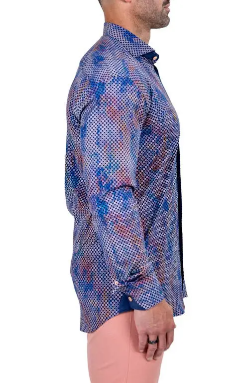 MACEOO Einstein Marthyr0235 Button-up Shirt - Blue