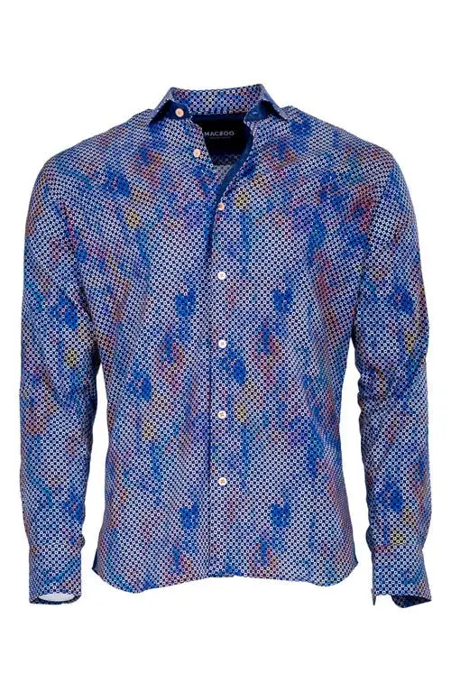 MACEOO Einstein Marthyr0235 Button-up Shirt - Blue
