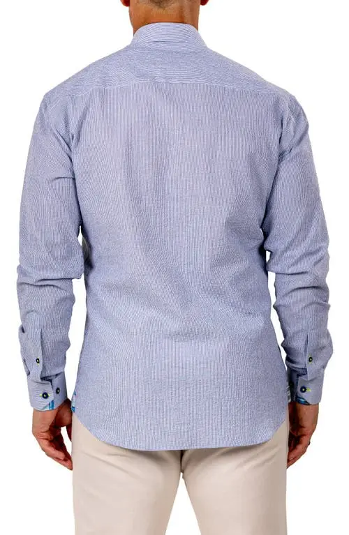 MACEOO Fibonacci Marthy Contemporary Fit Button-up Shirt - Grey