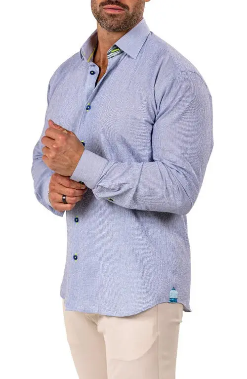 MACEOO Fibonacci Marthy Contemporary Fit Button-up Shirt - Grey