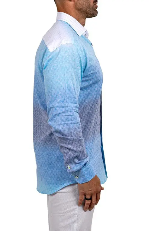 MACEOO Fibonacci Marthy Contemporary Fit Button-up Shirt