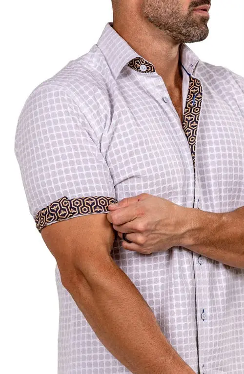 MACEOO Galileo Marthy Short Sleeve Button-up Shirt