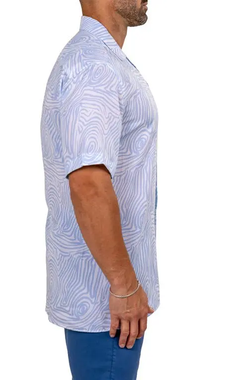 MACEOO Short Sleeve Button Front Shirt