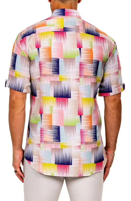 MACEOO Galileo Marthy Short Sleeve Button-up Shirt