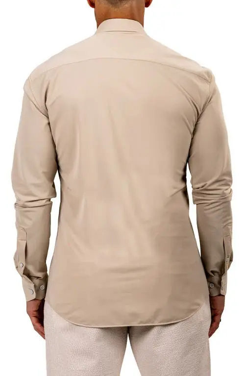MACEOO Fibzip Marthyr Knit Zip-up Shirt