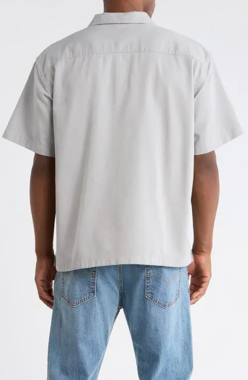 VANS Larkspur Short Sleeve Cotton Button-up Work Shirt