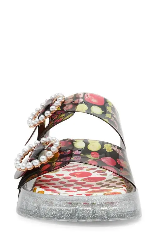 Betsey Johnson Landin Two-strap Jelly Sandal