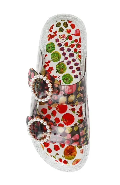 Betsey Johnson Landin Two-strap Jelly Sandal