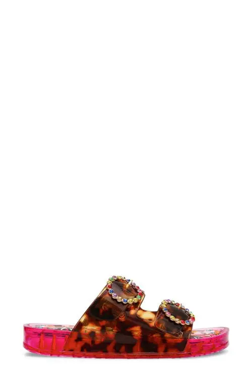 Betsey Johnson Landin Two-strap Jelly Sandal - Tortoise