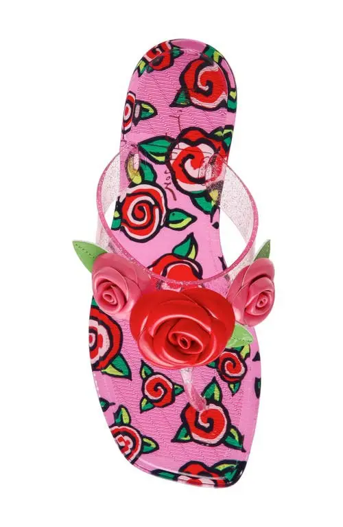 Betsey Johnson Trenten Jelly Flip Flop