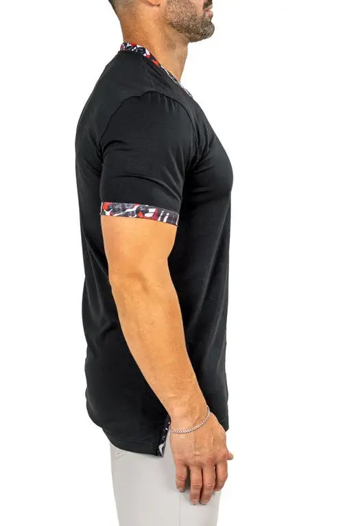 MACEOO Edison Marthyr0004 Cotton V-neck T-shirt