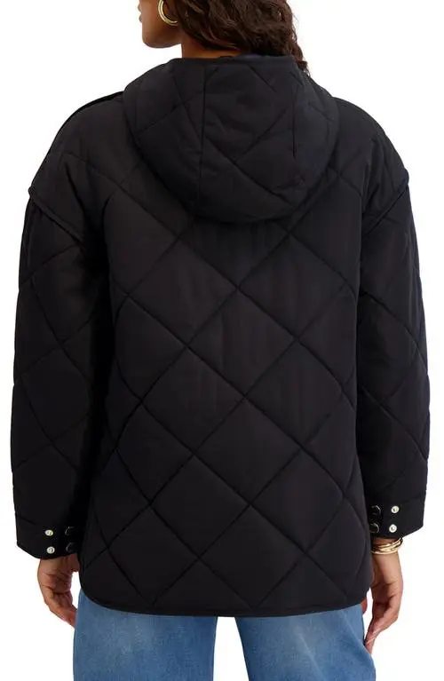 Kensie Water Repellent Quilted Jacket